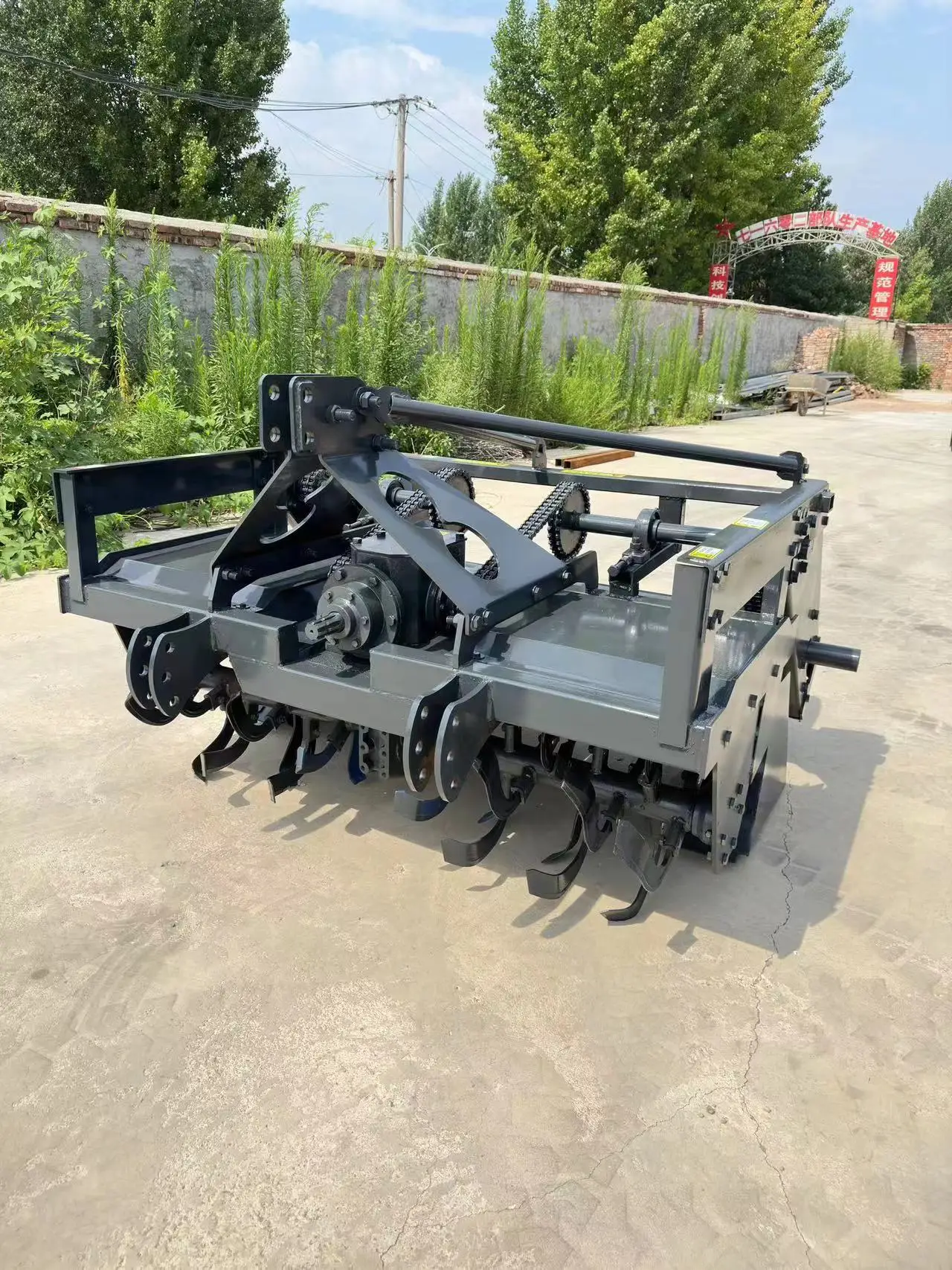 Farm Tools Tractor Mounted Bed Disc Ridger for Paddy Field Strawberry ...