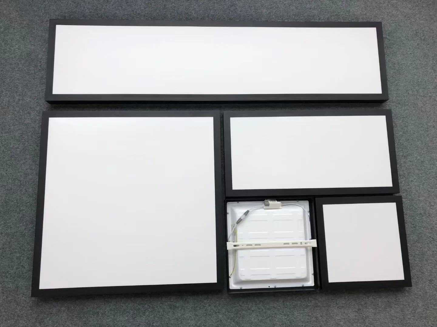 Black Housing Surface Mounting Integrated Led Panel Light for 30x30 ...