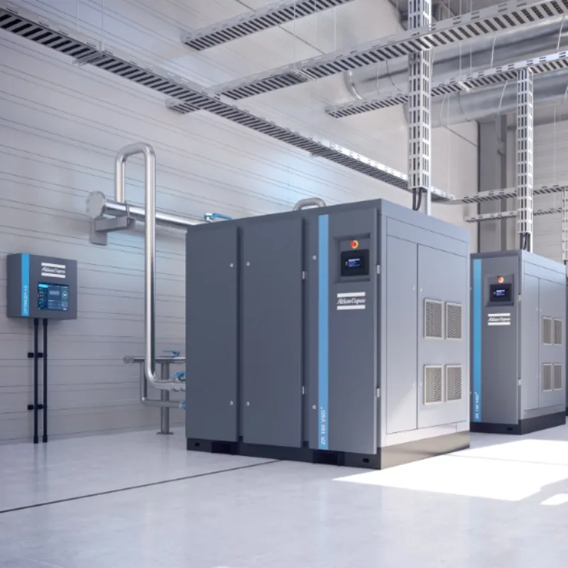 Atlas Copco oil-free screw compressor ZT15 ZT55 ZT75VSD WUXI produces ...