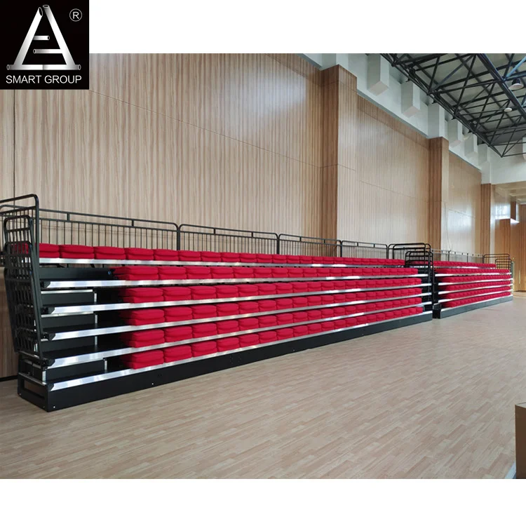 Indoor Retractable Seating Telescopic Grandstand Stadium Tribune Seat ...