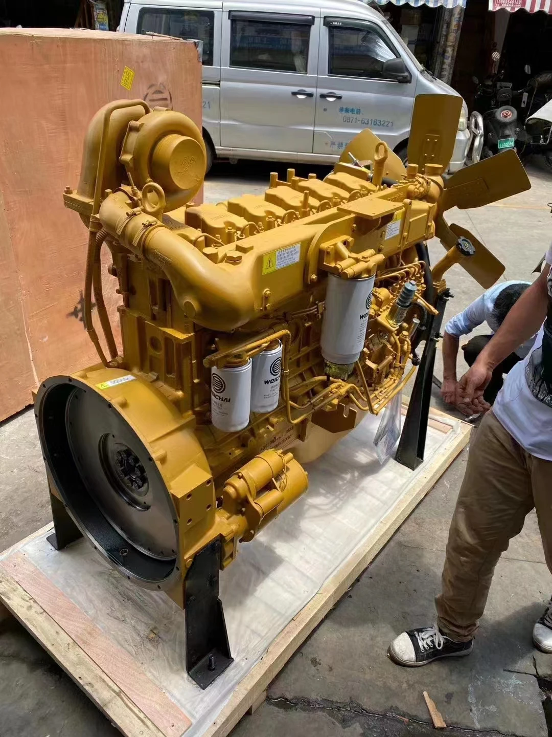 Genuine Weichai Construction Engine WD10G178E25 for Bulldozer SD16 ...