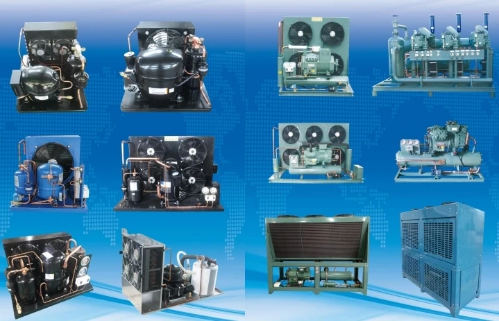 Cooling Compressor System Condenser Unit Refrigeration Cold Storage ...