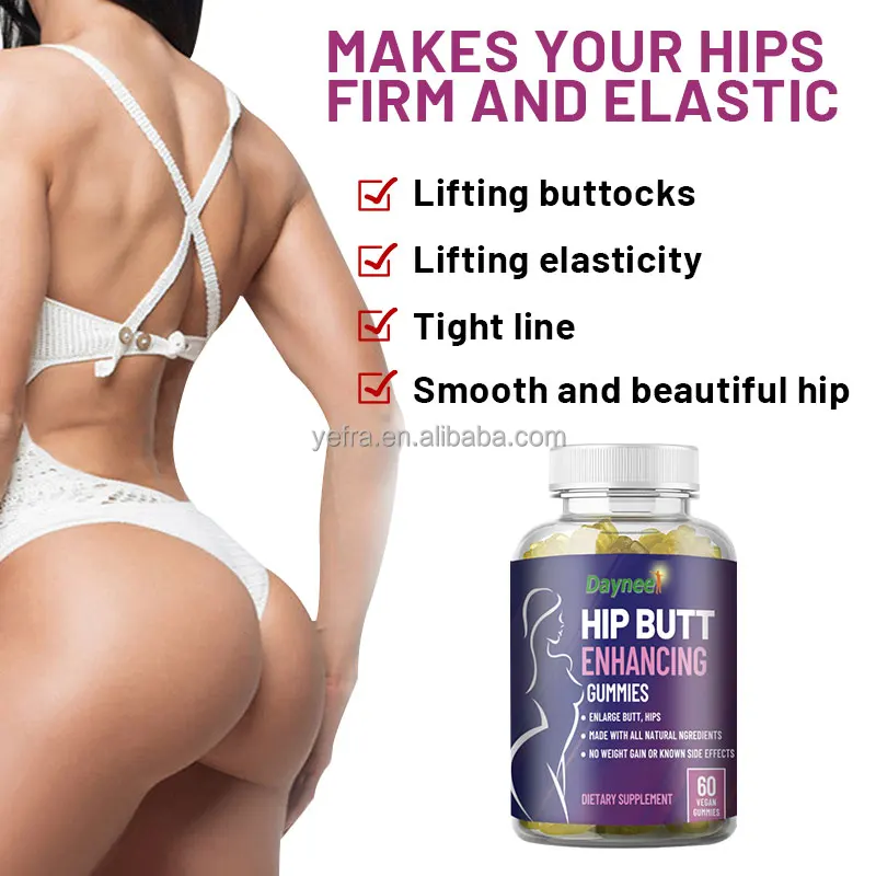 Natural Bbl Gummies Big Butt Gummy Buttock Booster Hip Enlargment Candy Hip Butt Gummies - Buy ...