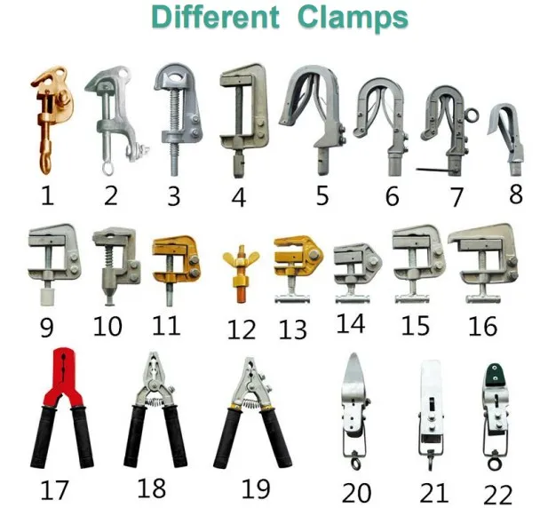 Cable Wire Earthing Set With Fiberglass Rod with Earth Wire and Clamp ...