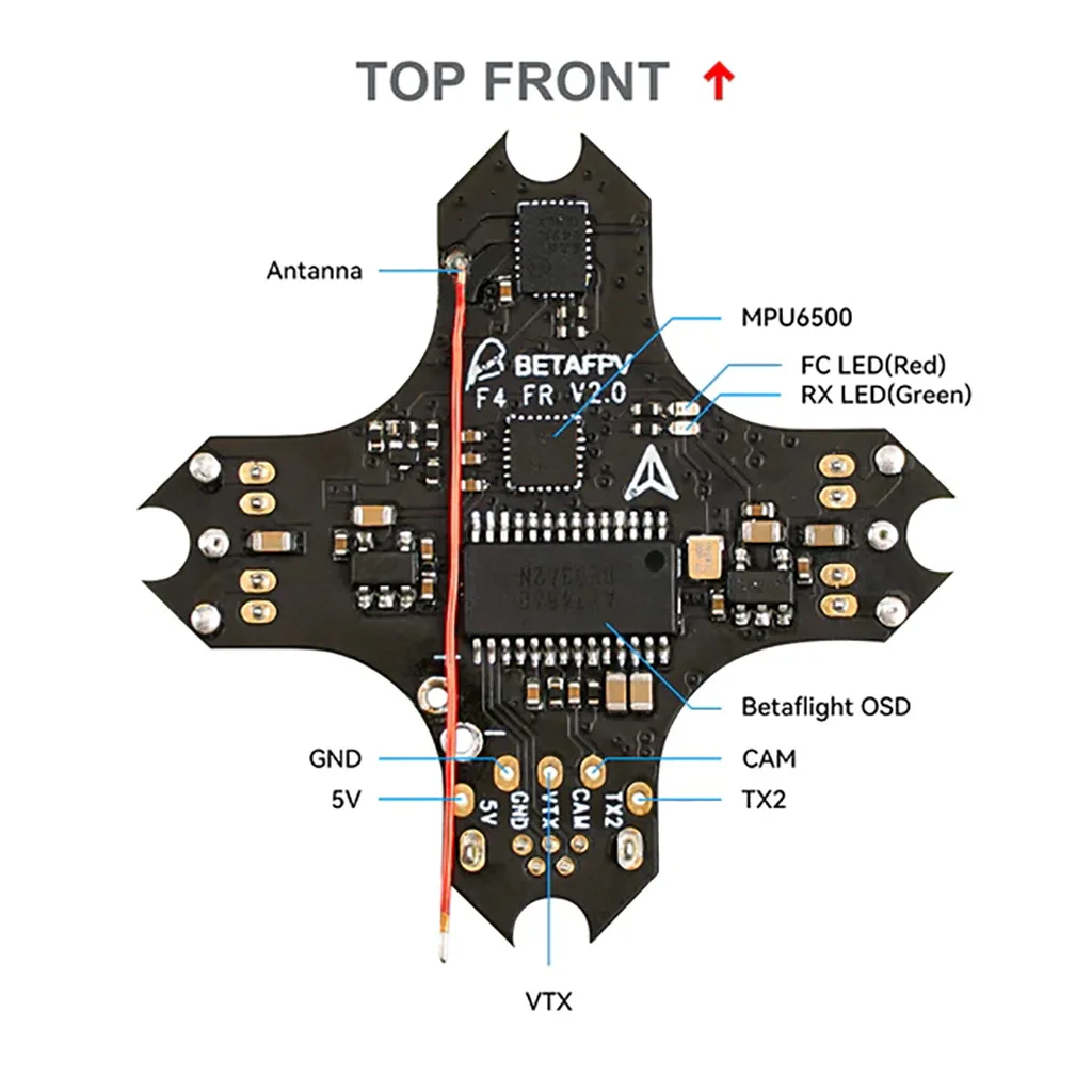 F4 1S AIO with Brushless Flight Control Beta65s Frsky Receiver Through ...