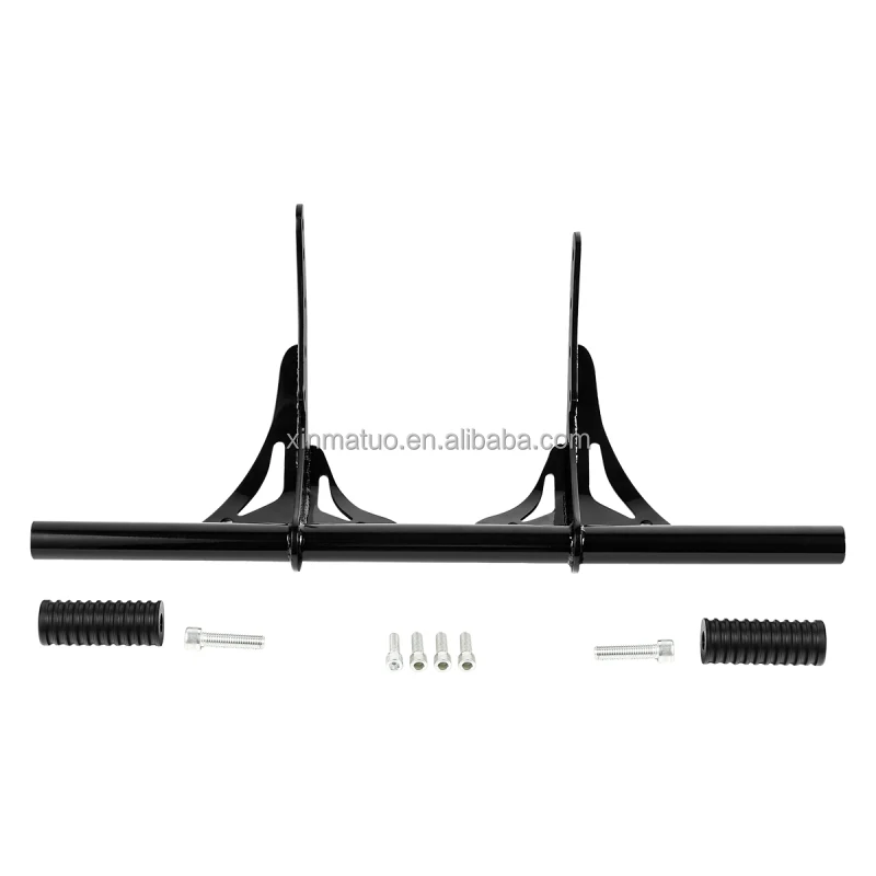 Fit for Harley Low Rider Street Bob 18-Up Black Engine Guard Crash ...