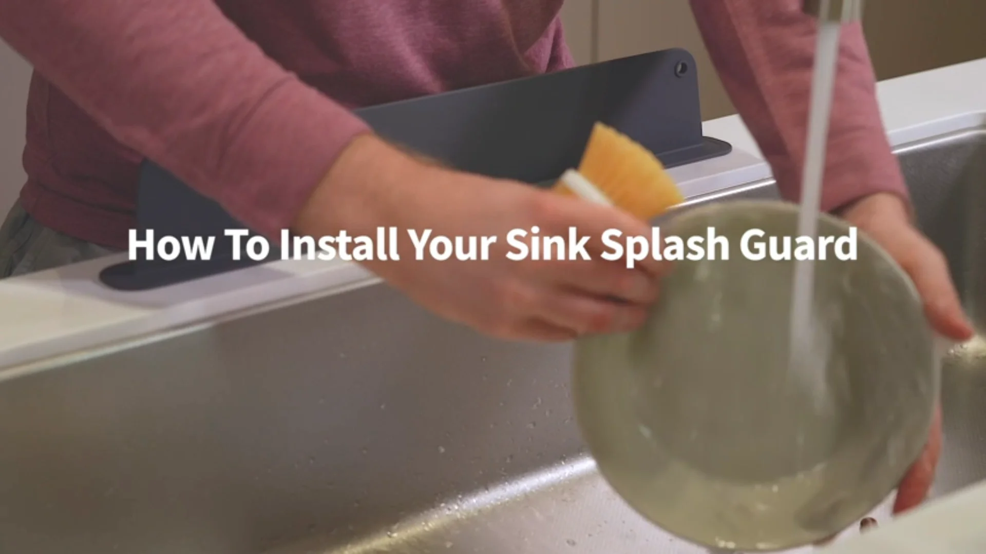 Silicone Sink Splash Guard Premium Silicone Water Splash Guard For Sink ...