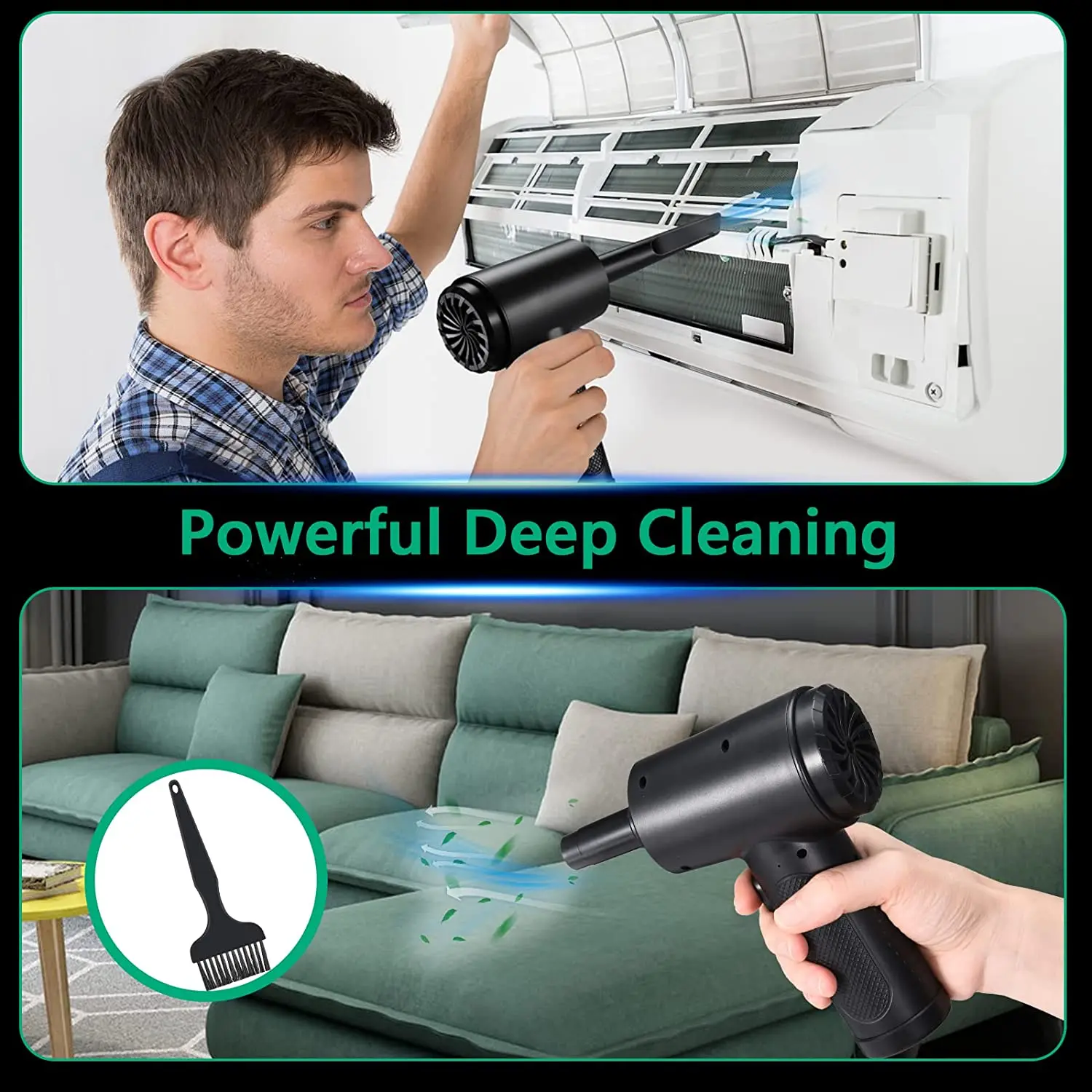 Handheld Cordless Dust Cleaning Air Blower for Electronics