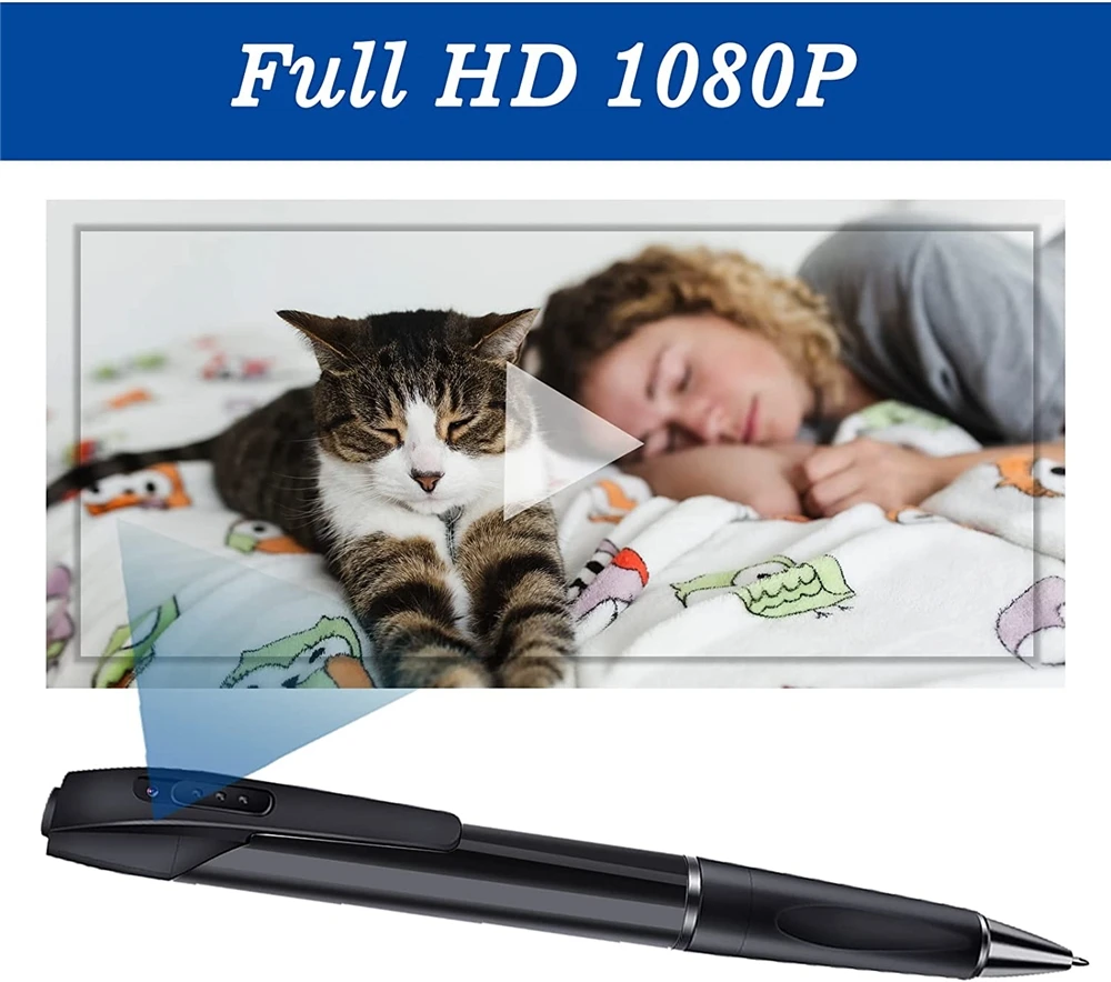 Pen Camera With Video And Audio Recording 32gb 64gb 128gb 256gb Body ...