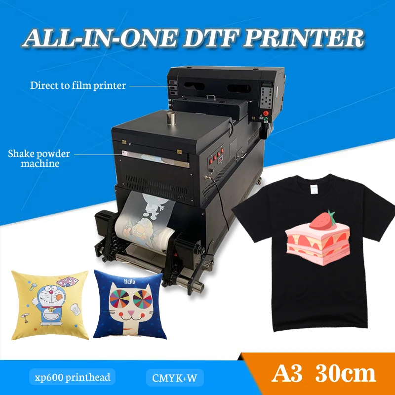A3 Size Dtf Printer Pet Film 30cm Printer Decals And Stickers Custom Bottle Mug Phone Case Metal ...