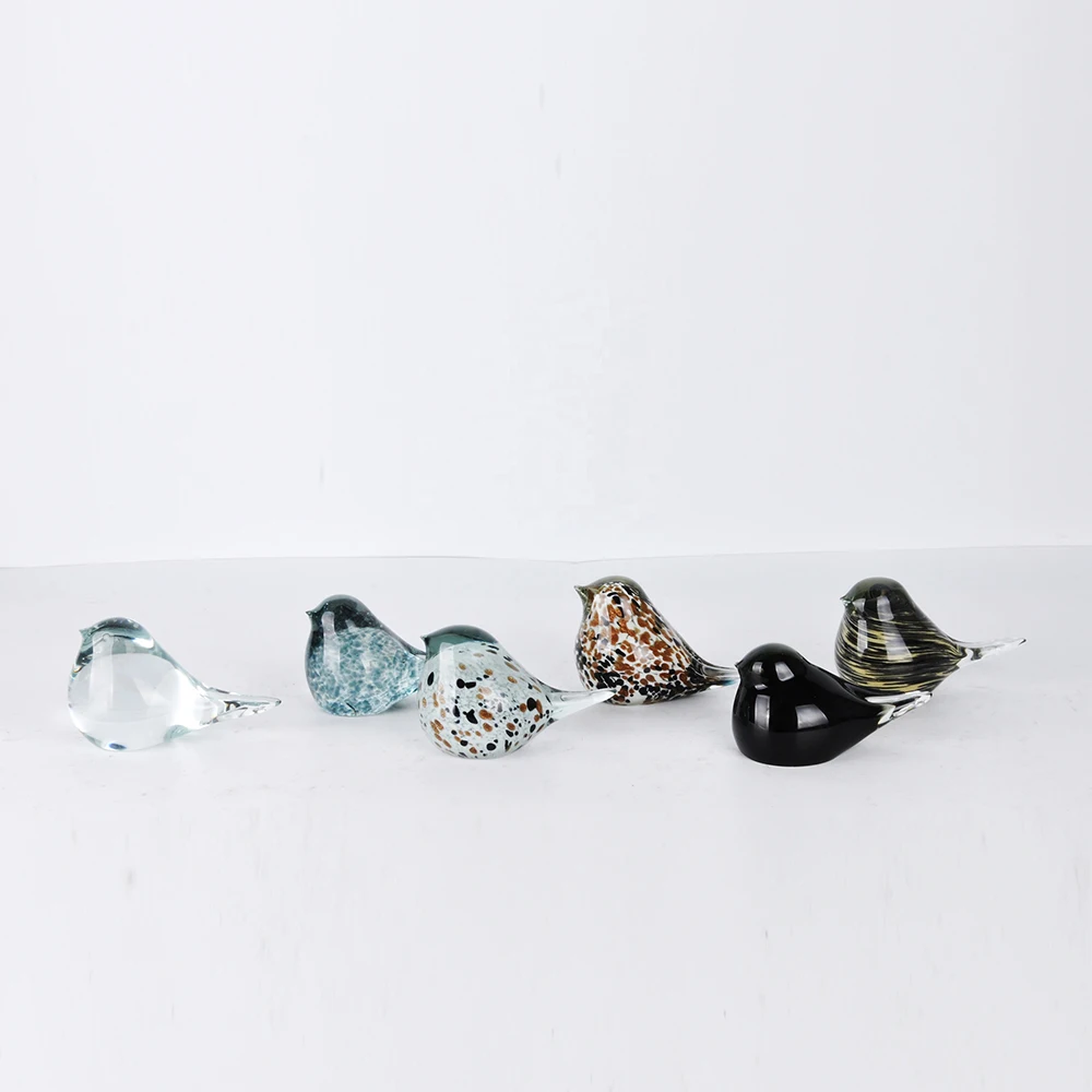 Figurines Oiseaux - Customized Glass Bird Decorations