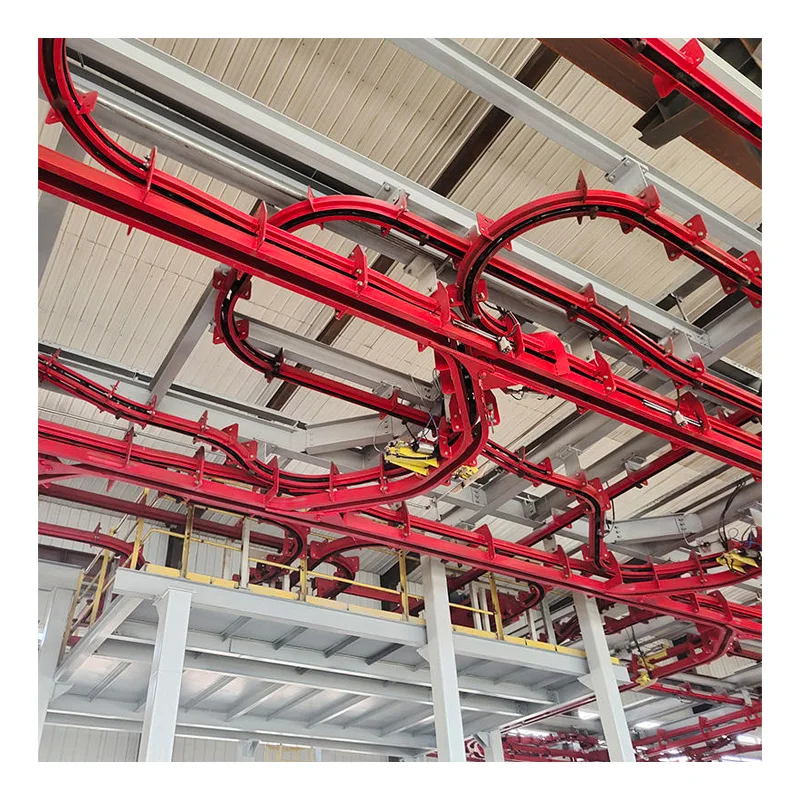 Conveyor line track for industrial assembly lines Overhead roller ...