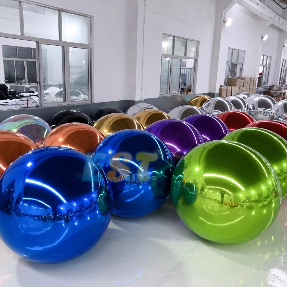 Giant Pvc Inflatable Mirror Ball Inflatable Mirror Balloon Reflective ...