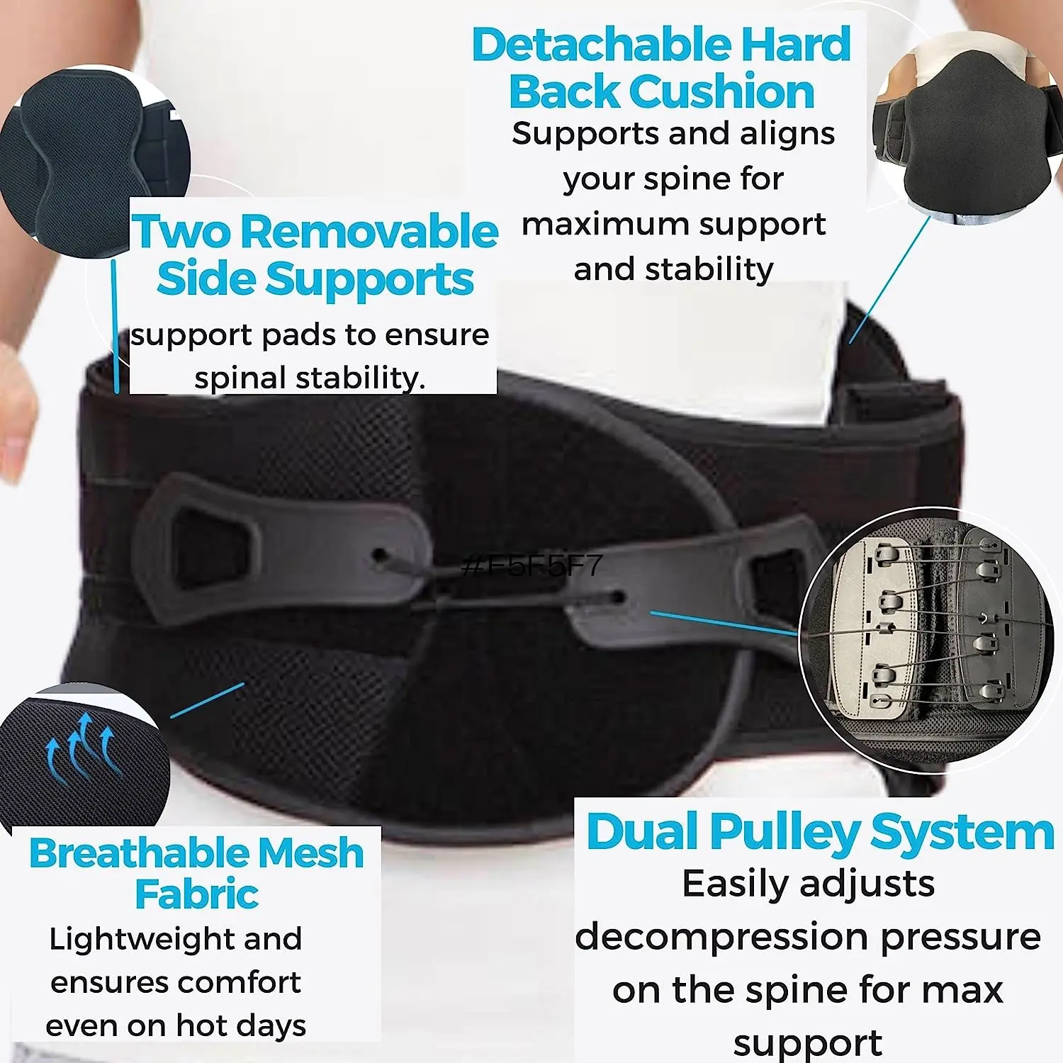 Therapeutic Pain Relieving Universal Size Lumbar Back Brace
