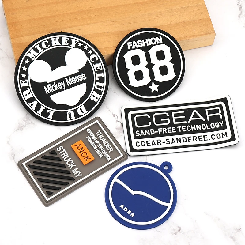 Brand Labels For Backpacks In Silicone 3d Silicone Heat Transfer Label ...