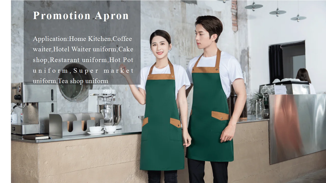 Custom Logo Colorful Aprons - OEM Chef Uniforms for Women