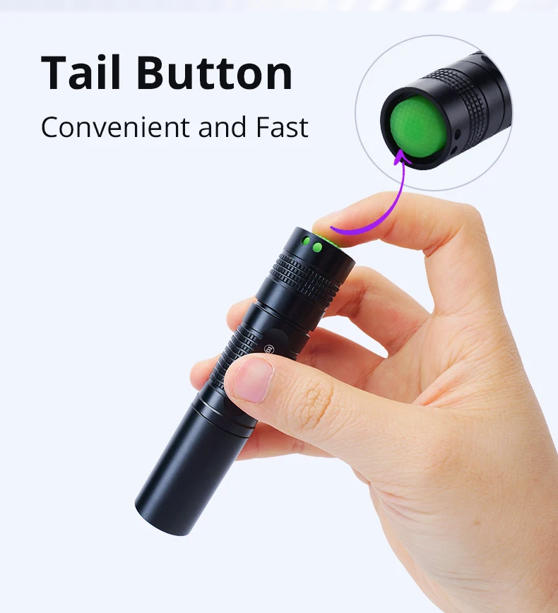 Tank007 UV Flashlight - High Power 395nm Trace Detection