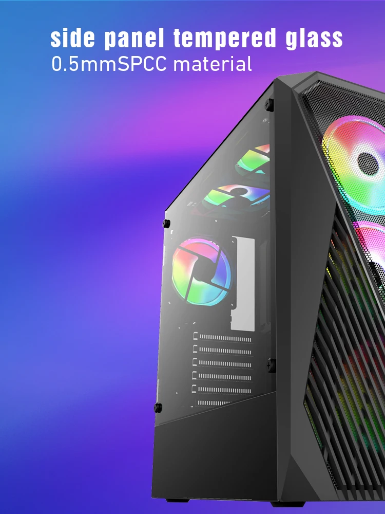 Atx Manufacturing Horizontal Itx Metal Front Panel Acrylic Powertrain ...