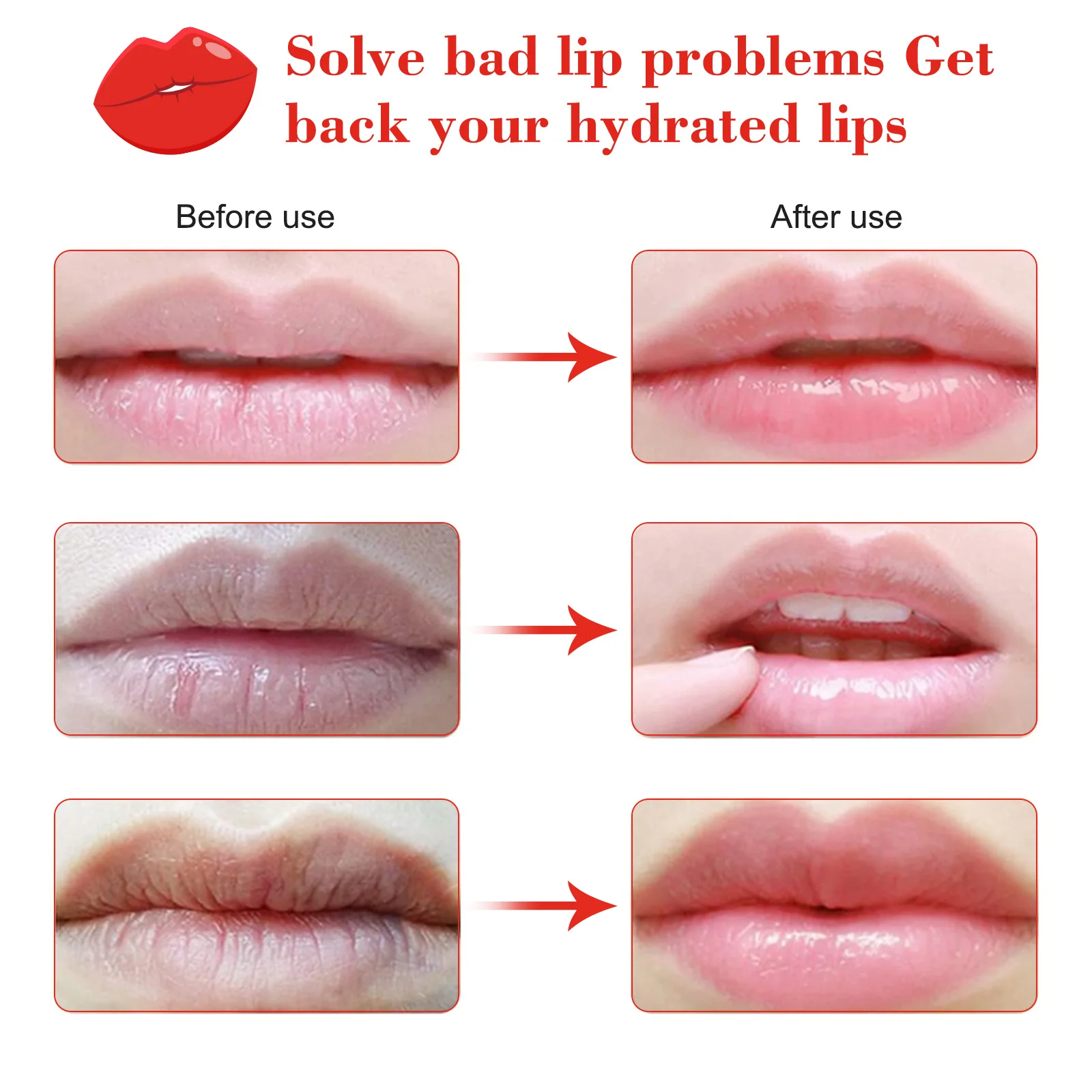 High Quality Lip Mask Cherry Flavor Anti Wrinkle Moisturizing Women Lip ...
