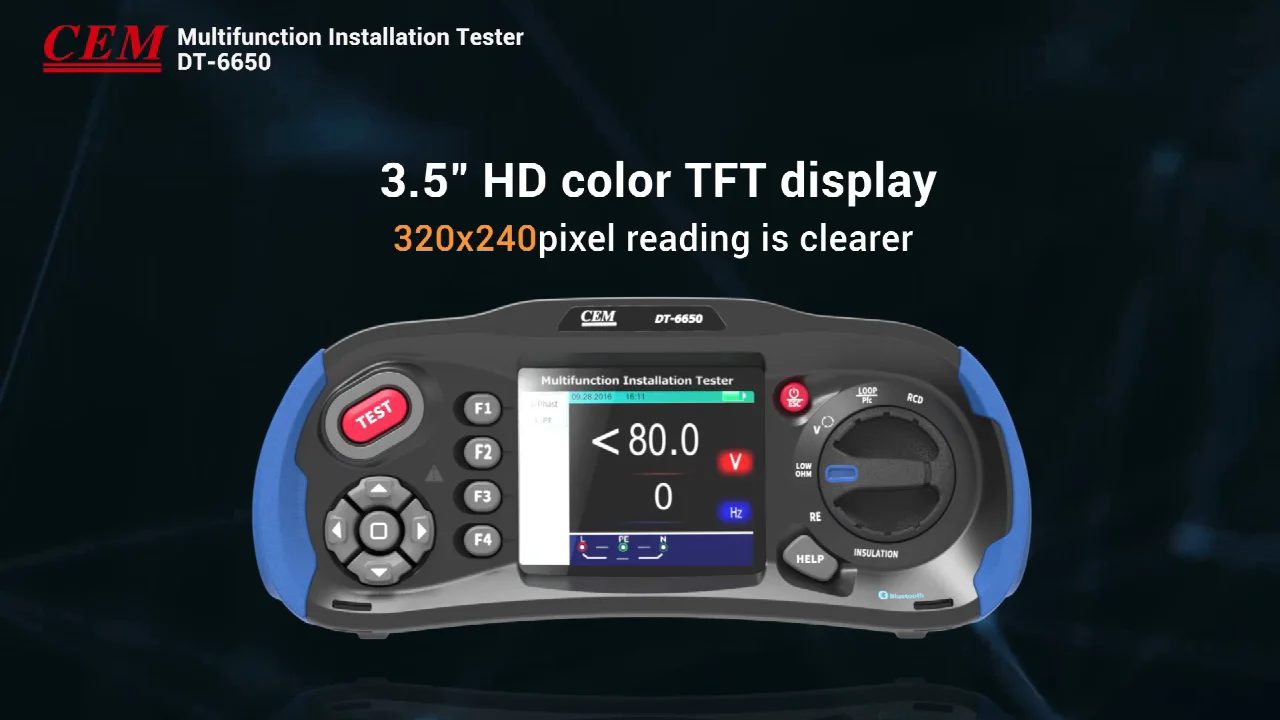 Dt-6650 Cem,Prueba De Circuito De Alta Corriente,Probador De Resistencia De Aislamiento ...