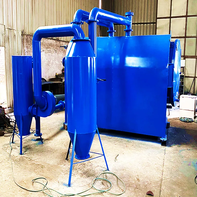 Continuous Rice Husk Charcoal Carbonizer Carbonization Furnace Stove ...