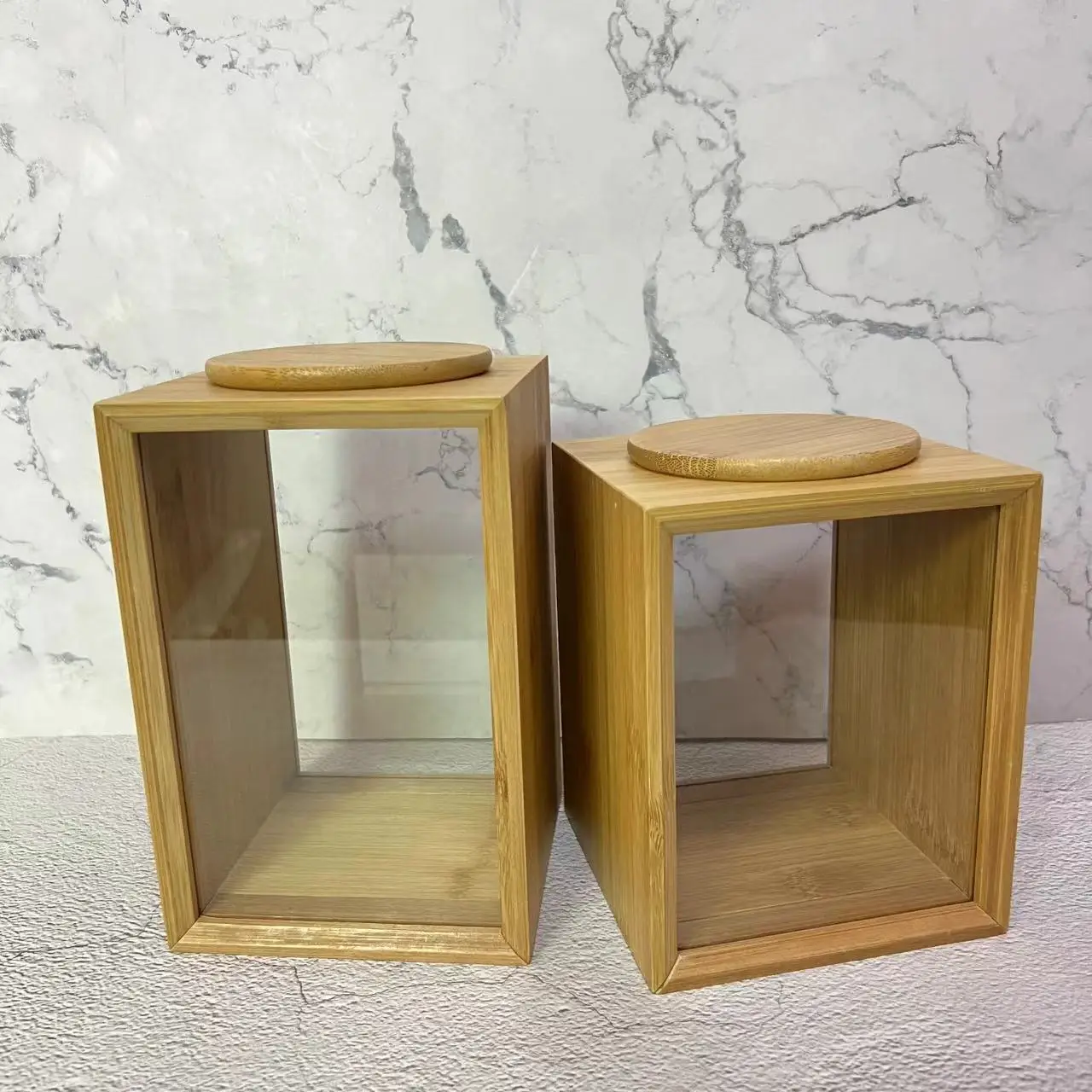Large Capacity Solid Wood Storage Tank Household Sealed Snack Nut ...