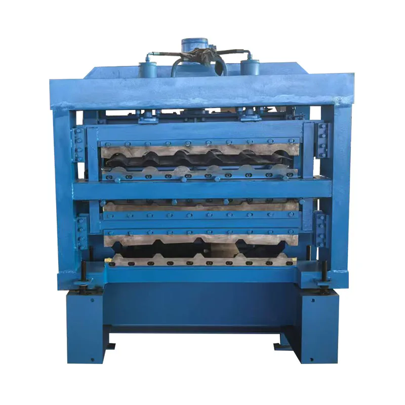 Triple Layer 3 Layer Sheet Metal Roof Profile Roll Forming Machine ...