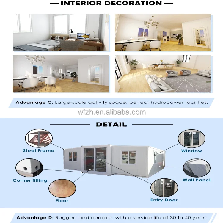 Prefabricated House,Family Transportation Container,Small Modular House ...
