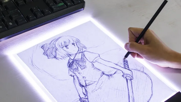 Tracing Drawing Designing Box Copy Board Stepless Dimming Led Light Pad ...