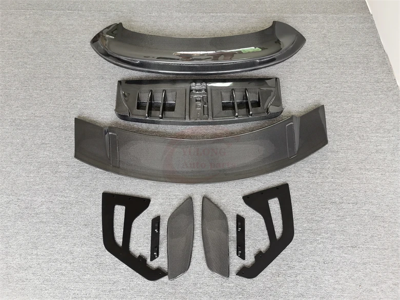 Rear Wing For 992 Gt3 Style Carbon Fiber Rear Trunk Spoiler For Porsche ...