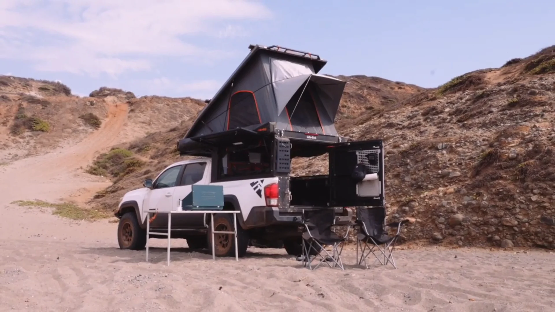 Lightweight Pop-top Truck Camper Pick Up Slide In Caravan Canopy Small ...