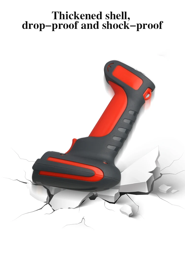 2d Qr 1d Wired Barcode Scanner Anti-drop High Performance Industrial ...