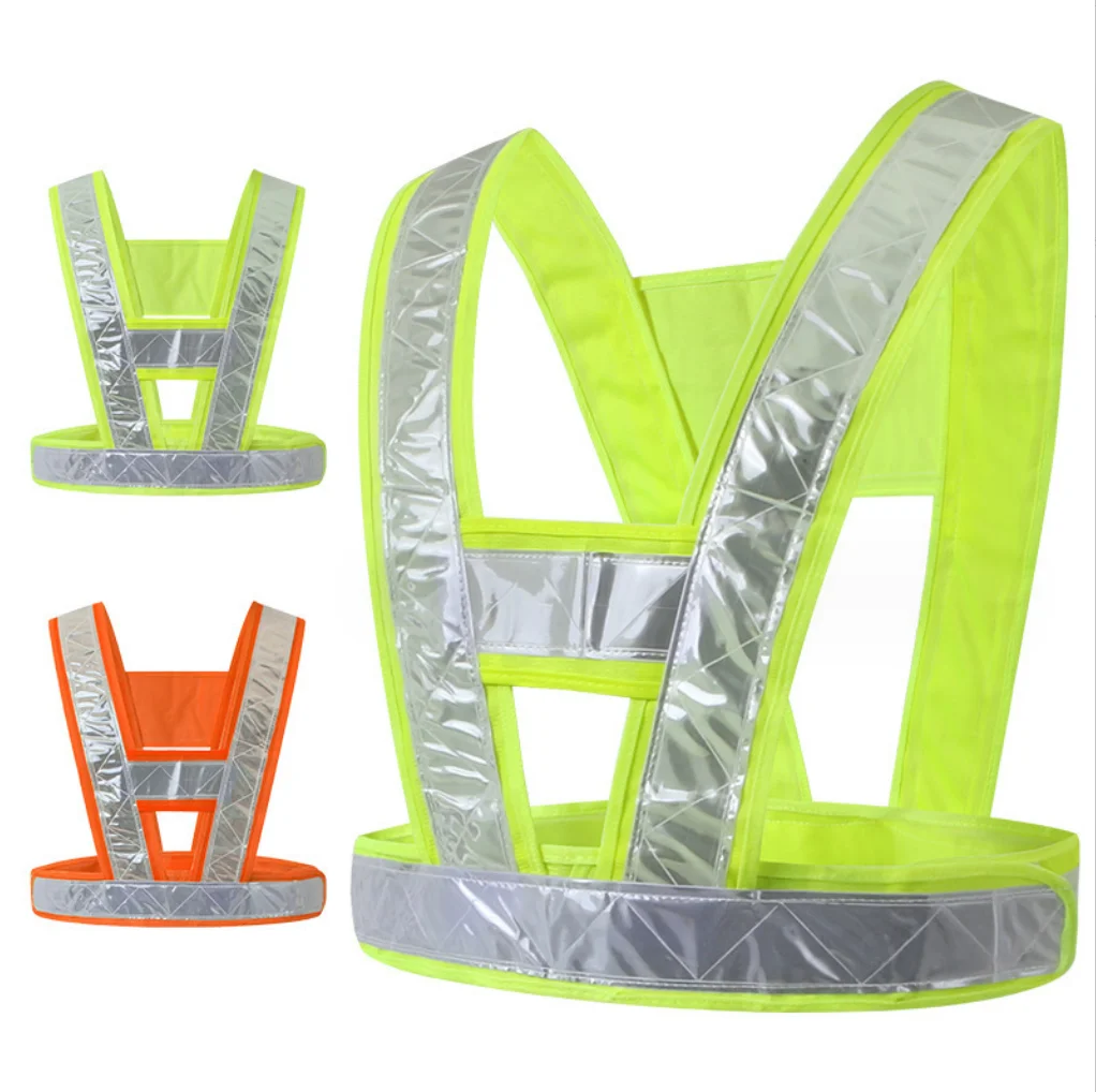 Elastic Adjustable Reflective Belt Running Bicycle Safety Vest With ...