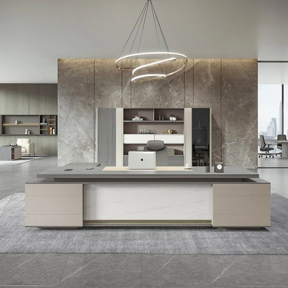 Modern Manager Office Desk Boss Table Melamine Office Furniture ...