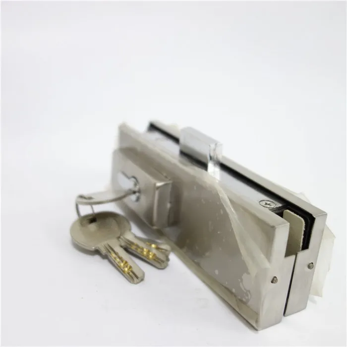 Frameless Glass Door Bottom Patch Fitting Lock In Sus304 - Buy Patch ...
