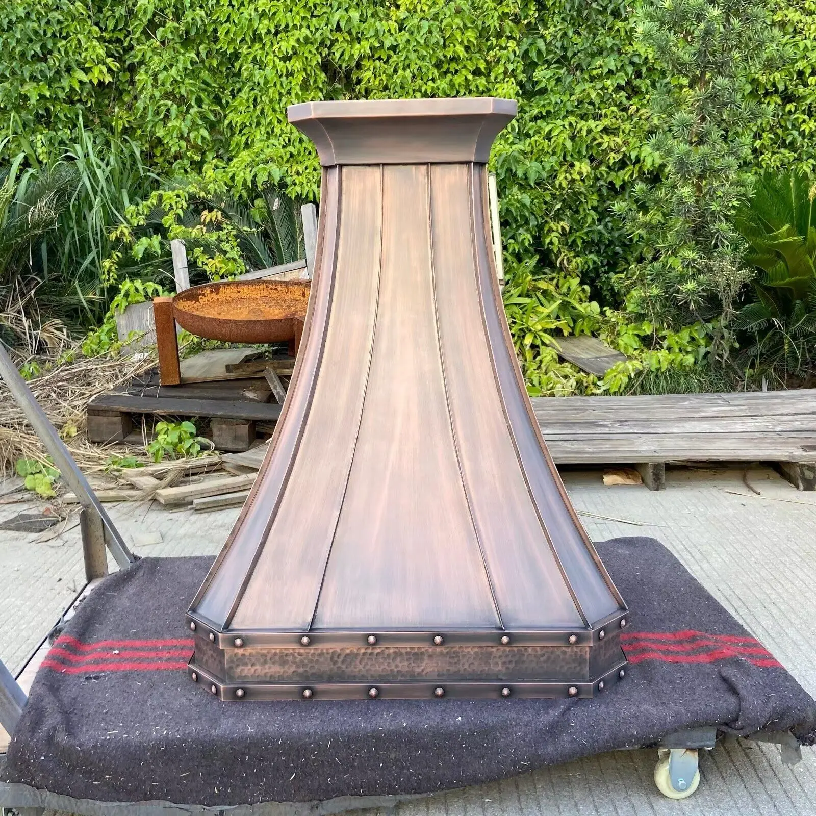 French Vintage Range Hood - Customized Metal Ventilation
