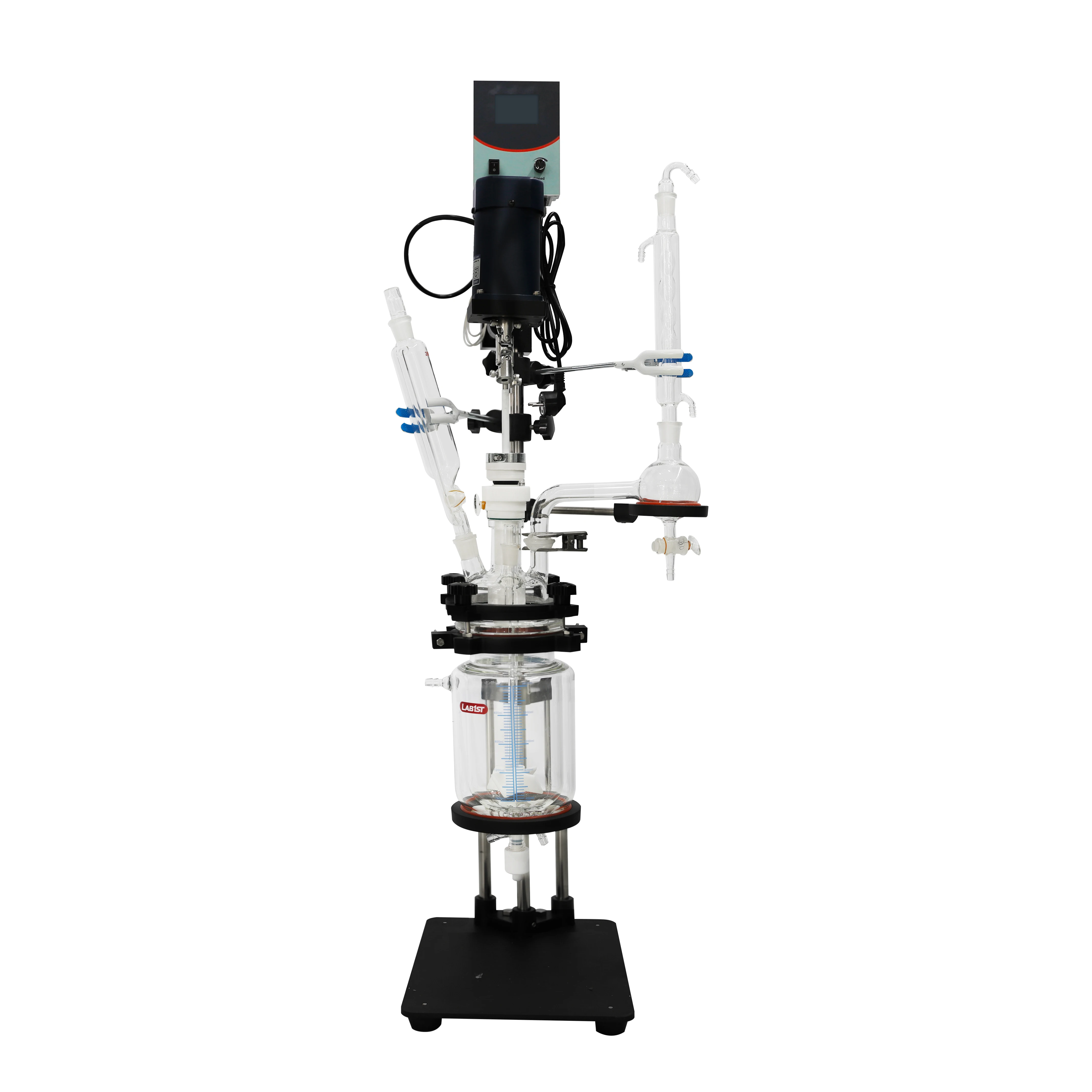 Lab Glass Jacket 1l Reactor Jacketed Glass Reactor Jacketed Glass Lined ...