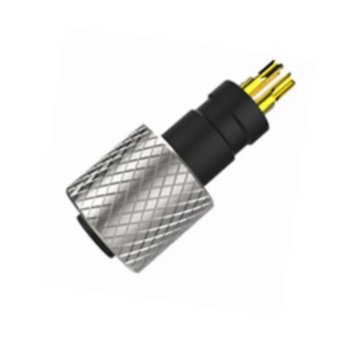 M5 Male Connector For Overmolding With 3/4 Pins Robust Encapsulation ...