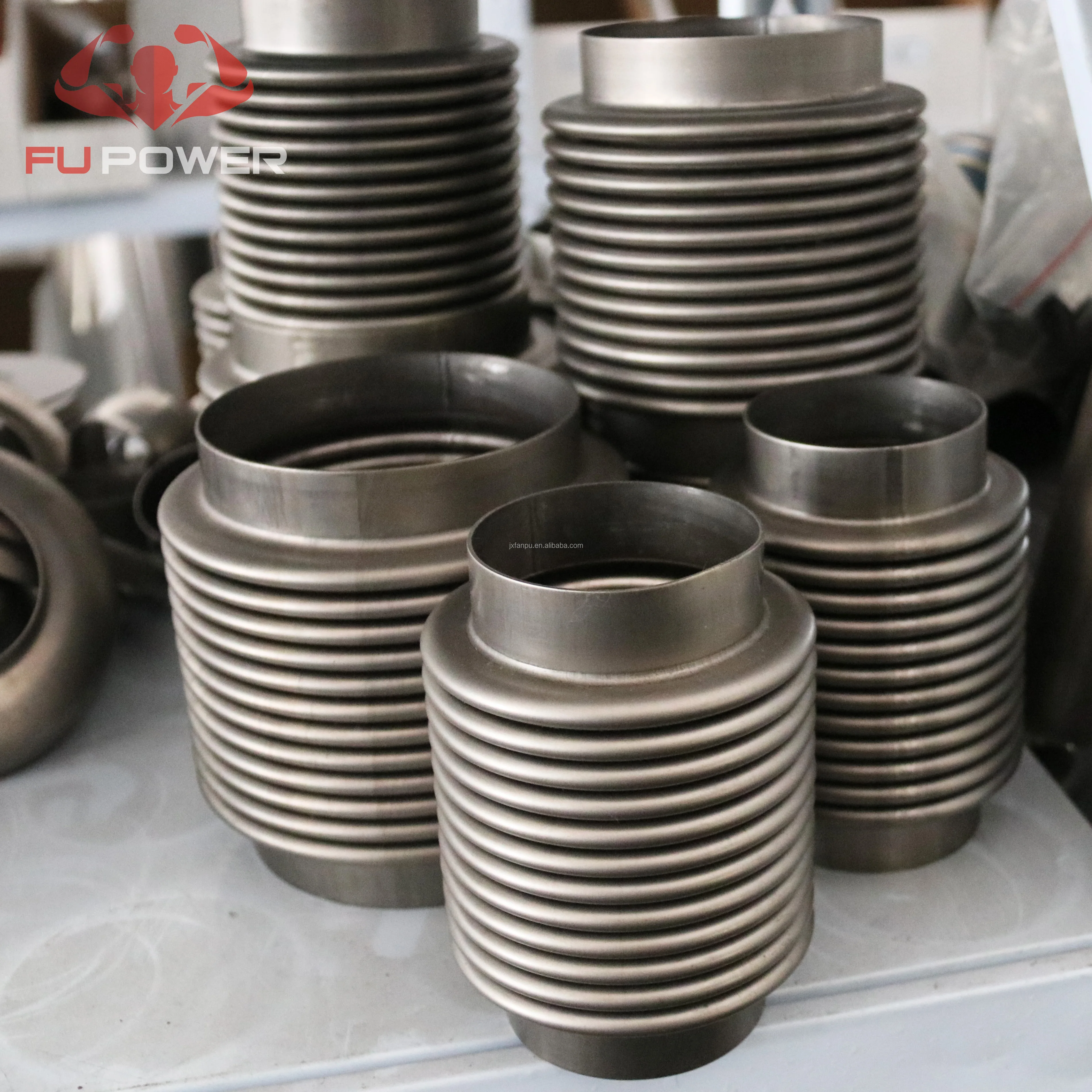 Used for Cars Motorcycle Engine Parts 4" Titanium Exhaust Flexible Pipe ...