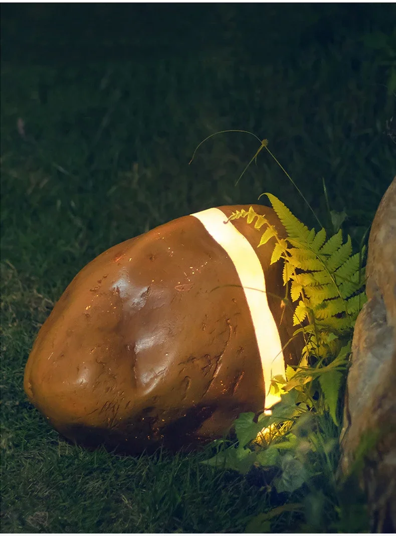 Modern LED Landscape Rock Garden Light for Backyard Courtyard Villa ...