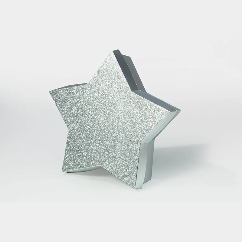 Gold Foil Cardboard Star Box - Luxury Recycled Gift Box