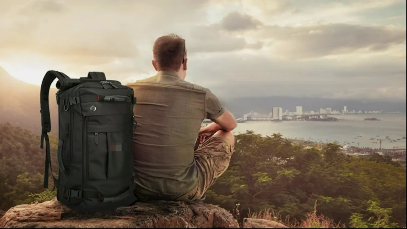 Large Travel Bags Weekender Duffle Backpack Square Daypack Rucksack ...