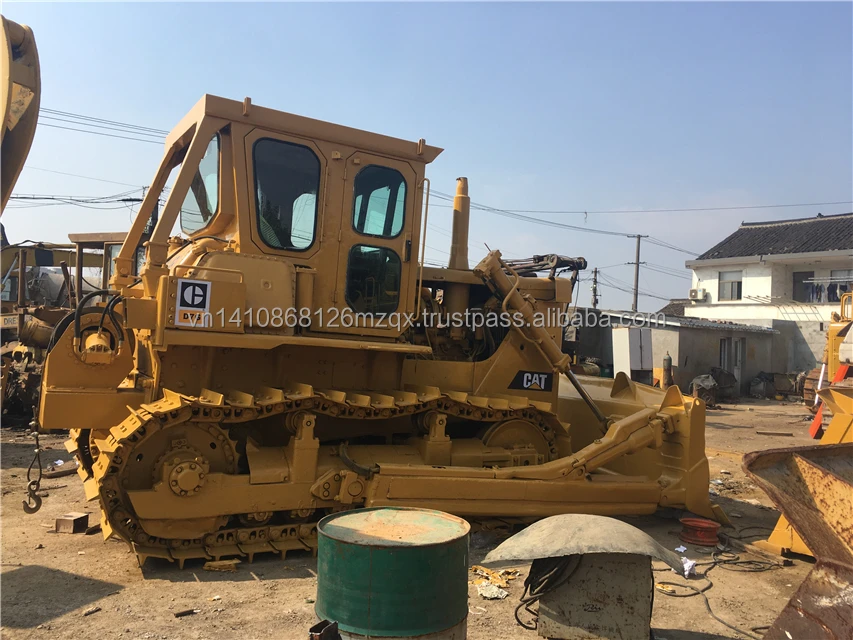 Used Large Bulldozer Caterpillar Catd8r Dozer Original Cat Bulldozer ...