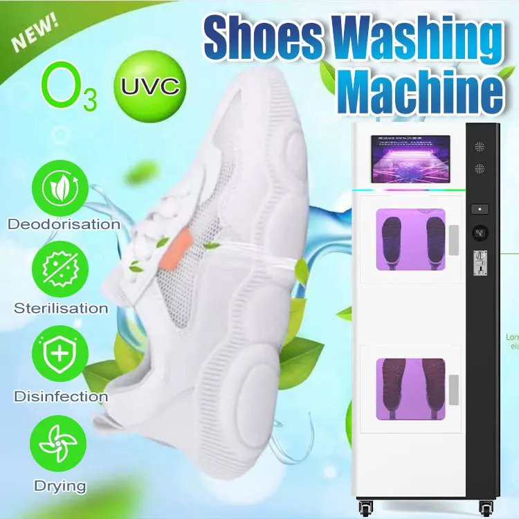 Dual Compartment Shoes Cleaning Machine - Efficient & Reliable