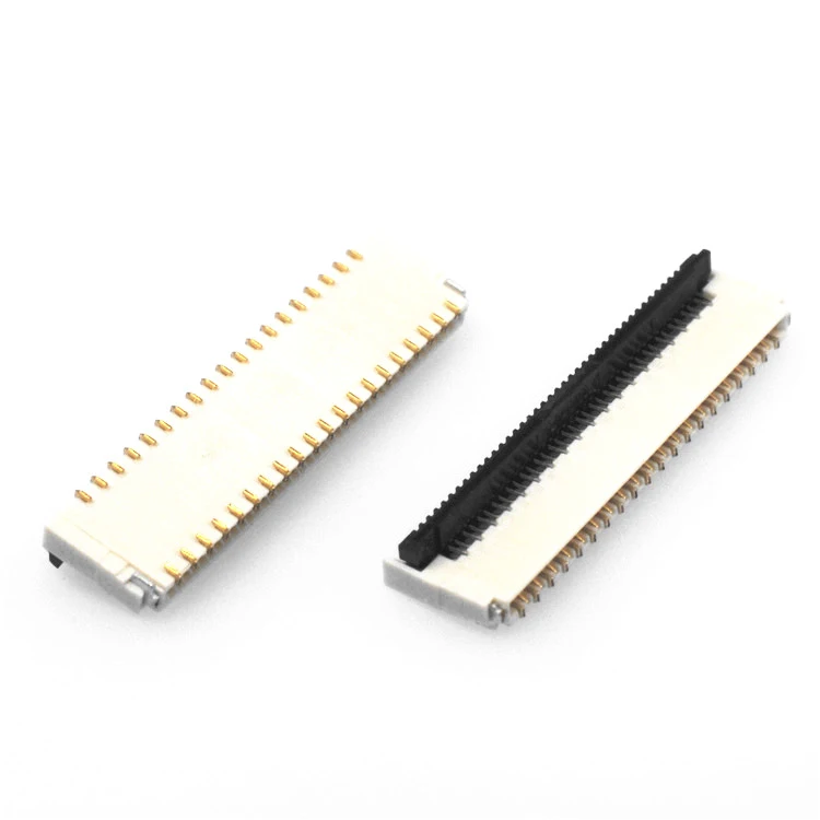 0.3mm Pitch Surface Mount FFC to Board Connector Front Back Flip Flip ...