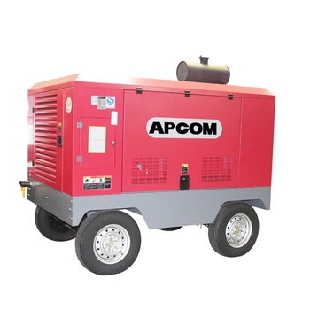 Cummins Diesel Screw Compressor 13bar 550cfm Apcom High Pressure ...