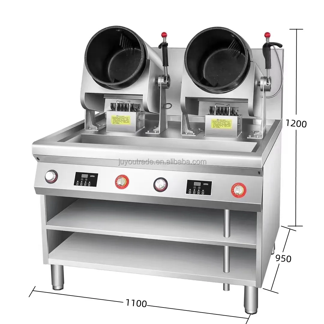Automatic Electric Cooking Robot for Gas & LPG – Smart Fried Rice Wok ...