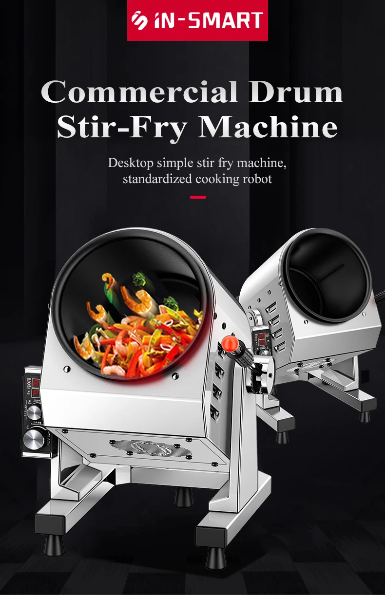 Electric Stir Fry 3.5l 6l Stir Cooker Pot - Automatic Cooking Machine