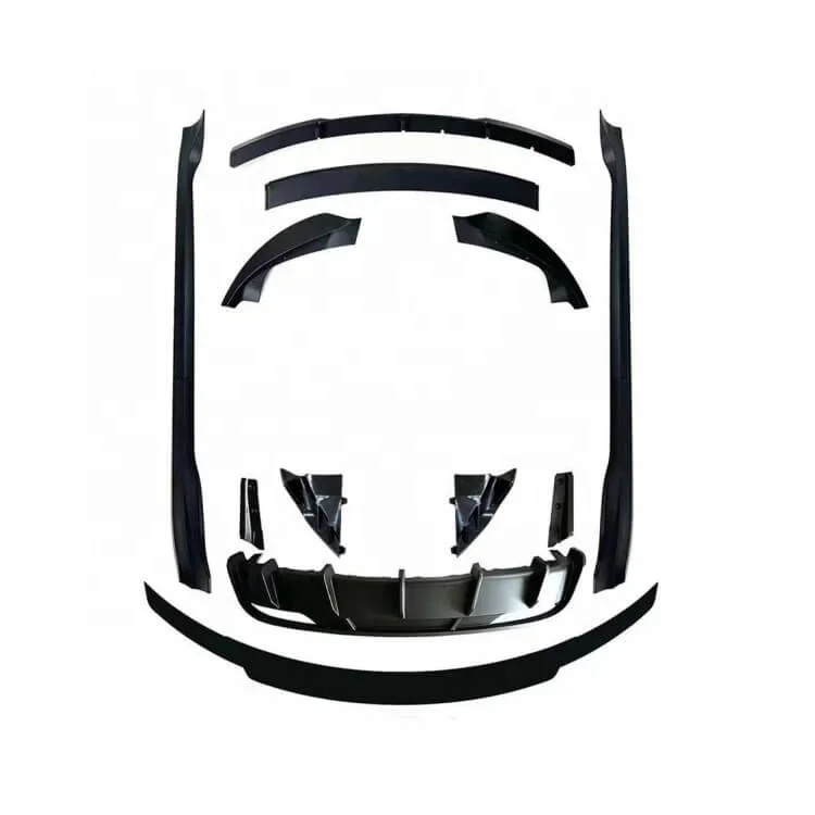 Auto Parts Rear Diffuser Front Spoiler Aero Kit For Tesla Model 3 Sp ...