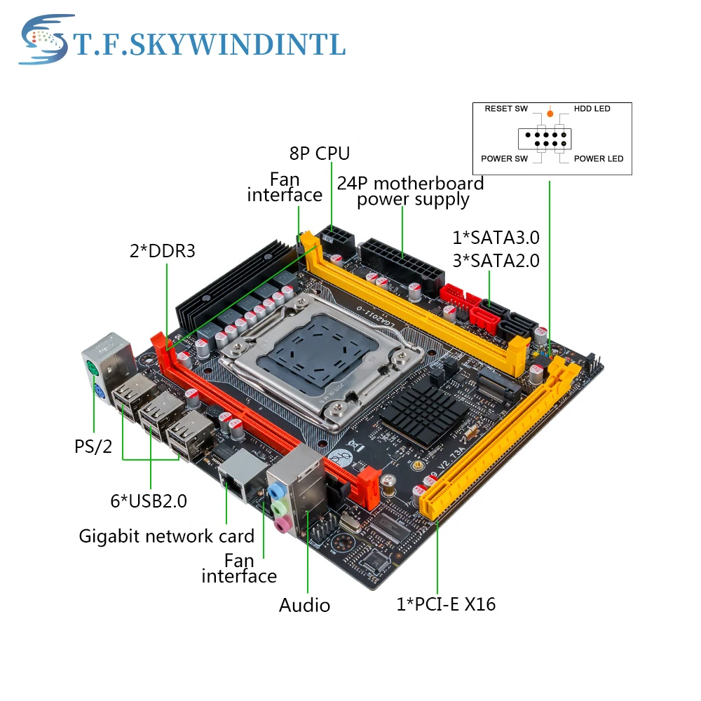X79 Gaming Pc Motherboard Lga2011 Mother Board Pc X79 Motherboard For ...